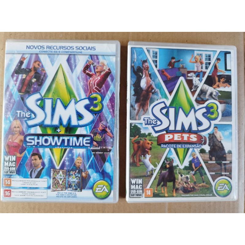 Dvd-Rom The Sim3 + Showtime & The Sim3 Pets. | Shopee Brasil