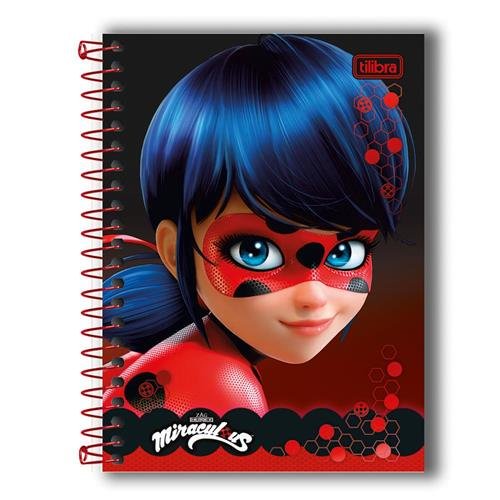 Caderno Miraculous Lady Bug 1 matéria 96 folhas Tilibra Personagens Cat ...