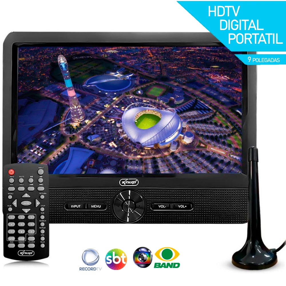 Mini Tv Portatil Digital P Assistir Em Todo Lugar C/ Bateria | Shopee ...