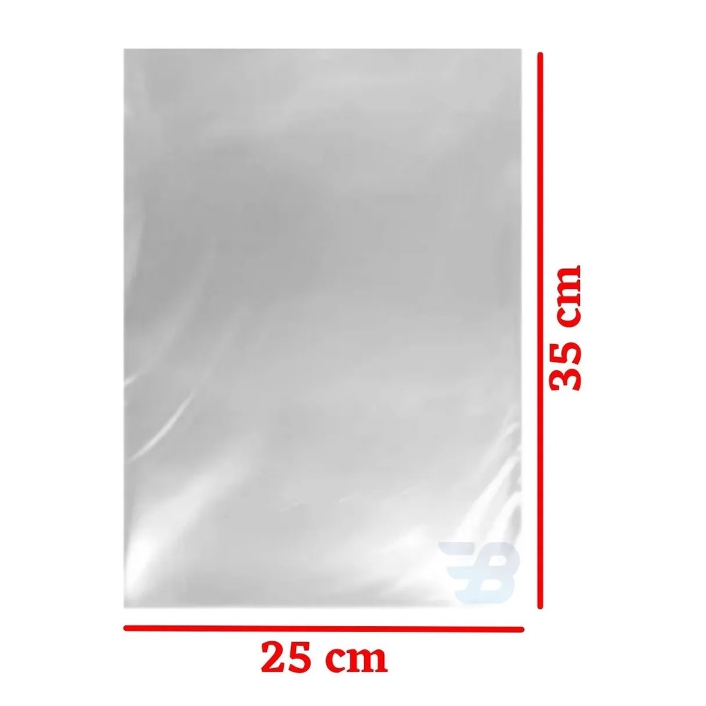 Saco Plástico Cristal Transparente 25x35cm Embalagem 2kg | Shopee Brasil