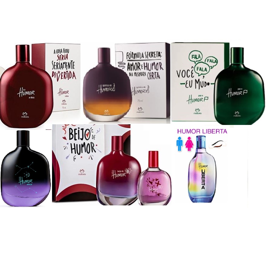 Perfume Desodorante Colônia Humor masculino Natura 75ml. Todas as ...