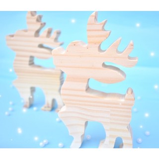 Mini Rena de Madeira Pinus | Shopee Brasil