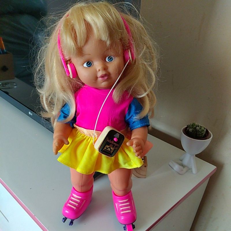 Boneca Lu Patinadora antiga Meplastic. | Shopee Brasil