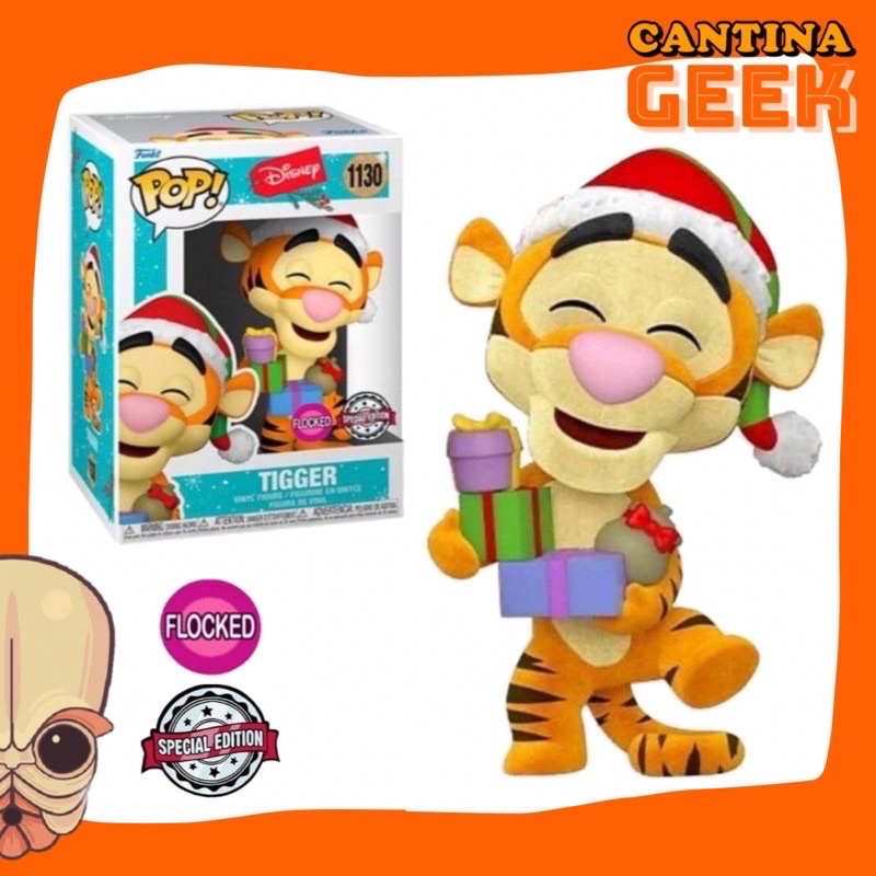 Funko Pop! Disney - Tigger #1130 Flocked | Shopee Brasil