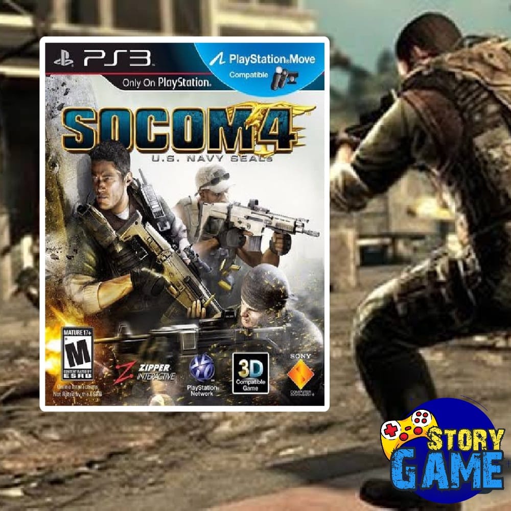 SOCOM 4 U.S. NAVY SEALS Midia Fisica Original PS3