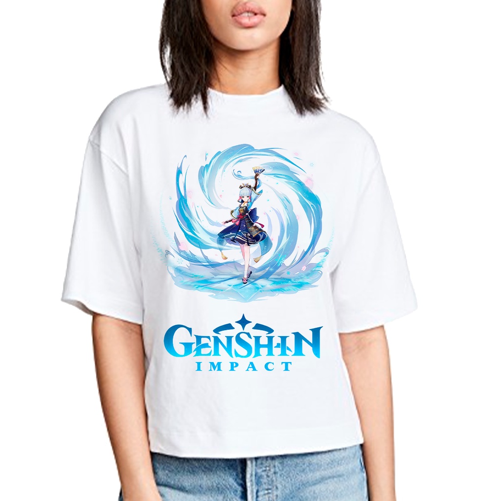 Camiseta Genshin Impact Ayaka - J0017 | Shopee Brasil