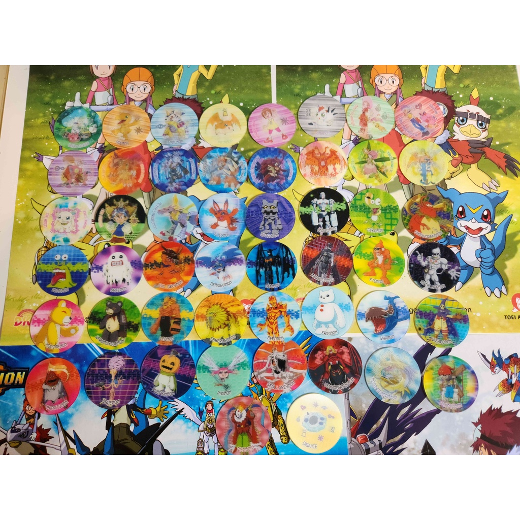 Coleção de Tazos DIGIMON Vol. 1 DKV | Shopee Brasil