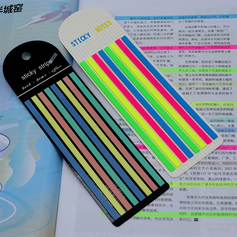 Marcador de Linhas Sticky Notes | Shopee Brasil