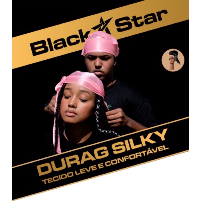 DURAG DE SILKY REFORÇADA WAVES DUREG ONDAS BANDANA AFRO | Shopee Brasil
