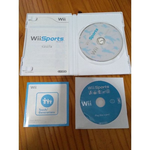 Wii Sports - dois CDs originais (Americano e Japonês) na caixa japonesa ...