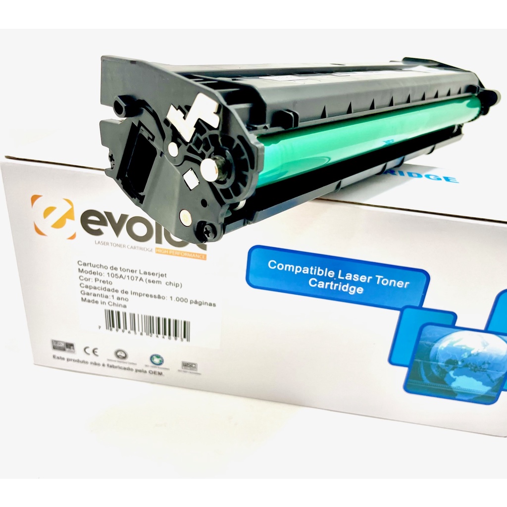 Toner Compatível Hp 105a W1105a Sem Chip 107a 107w 135a 135w | Shopee ...