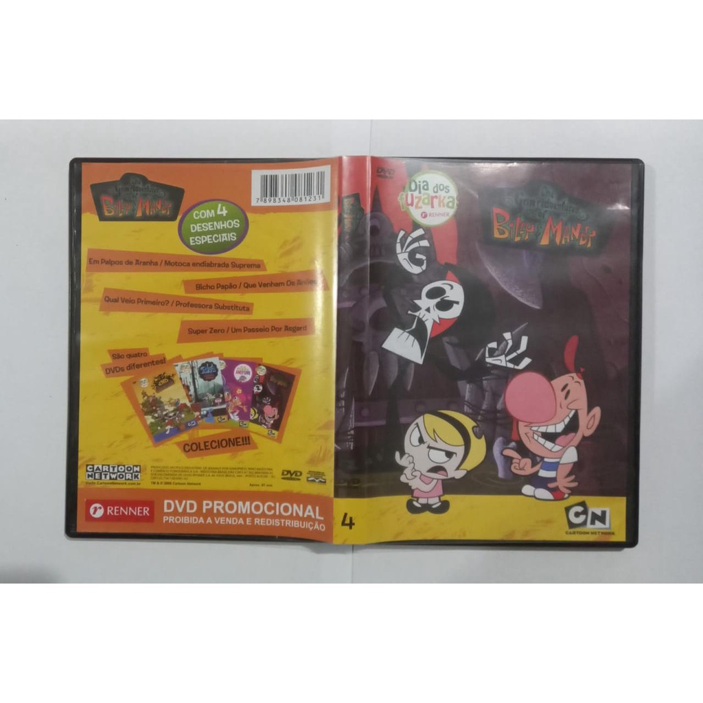 DVD Billy e Mandy Cartoon Network | Shopee Brasil