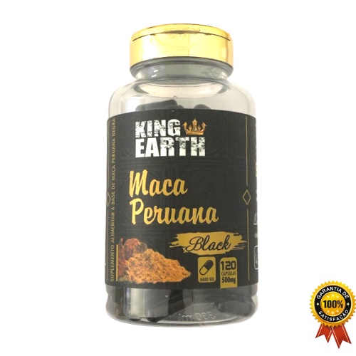 Maca peruana Black 120 cápsulas King earth | Shopee Brasil
