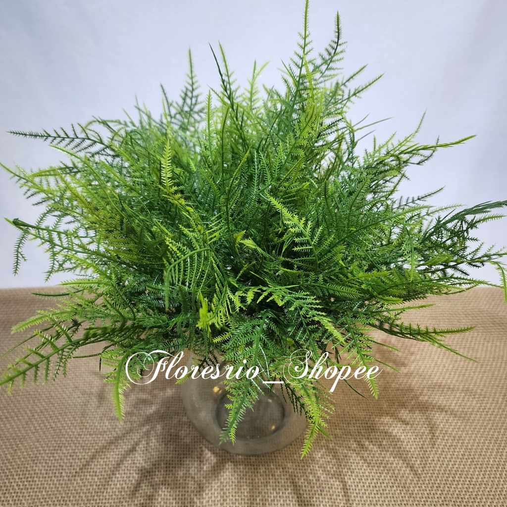 Plantas Matinho de folha Avulsa Samambaia Artificial Floral Folhagem P ...
