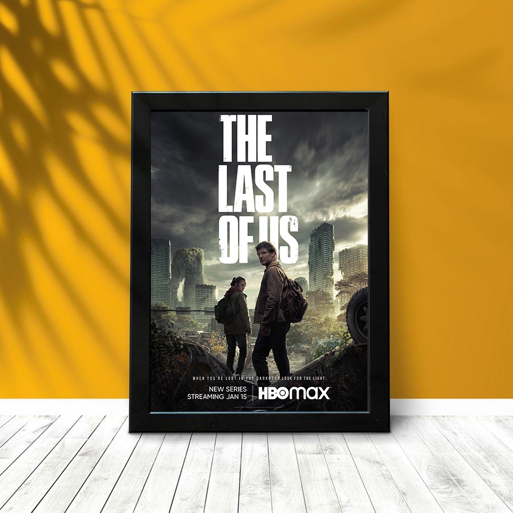Quadro The Last Of Us Emoldurado Ellie E Joel Parede 3m Arte Poster