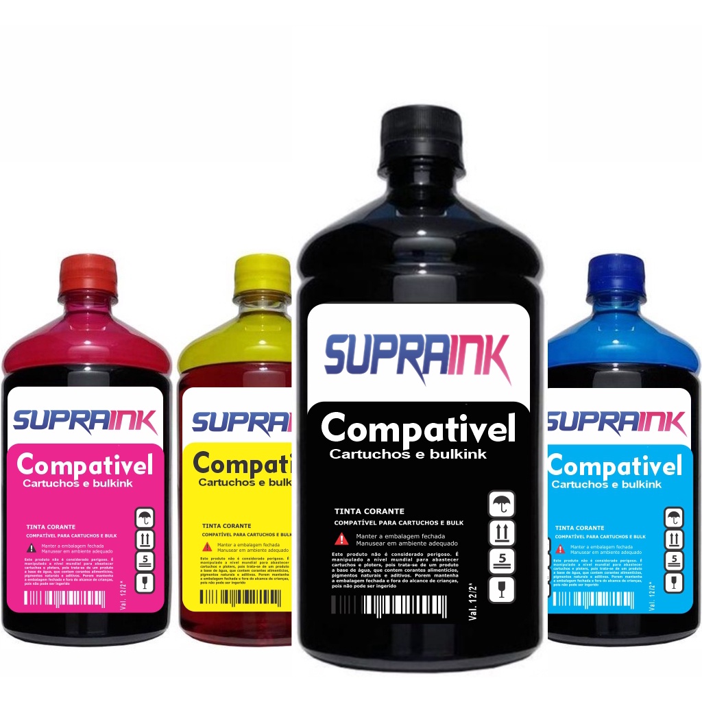 Tinta epson original L355 L365 L375 L395 L3250 L121 - 2 Litros | Shopee ...