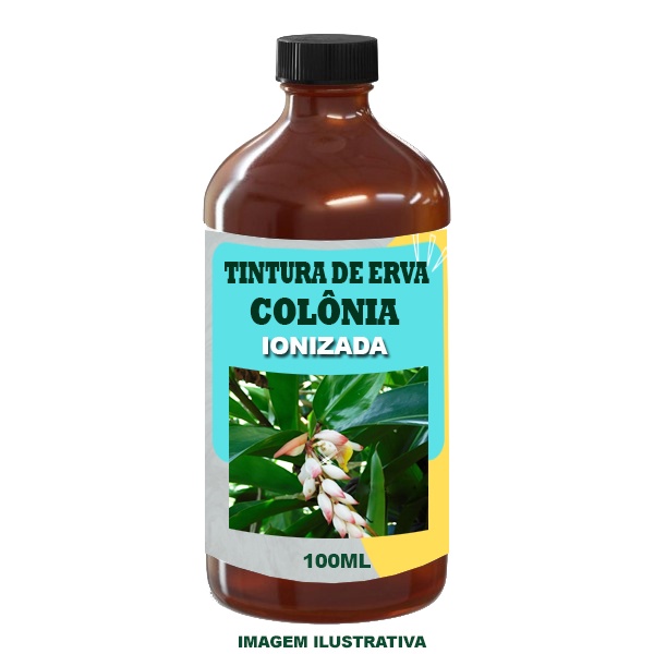 Tintura De Erva Colônia Ionizada 100ml | Shopee Brasil
