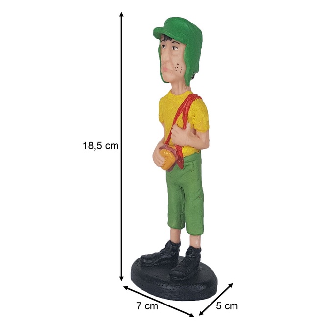 Boneco Chaves Com Lanche Em Resina 18cm Turma Do Chaves | Shopee Brasil