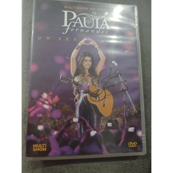 Dvd Paula Fernandes autografado | Shopee Brasil