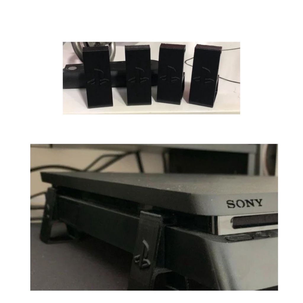Suporte Horizontal Ps4 Pro Playstation 4 Pezinho Kit com 4 Unidades ...