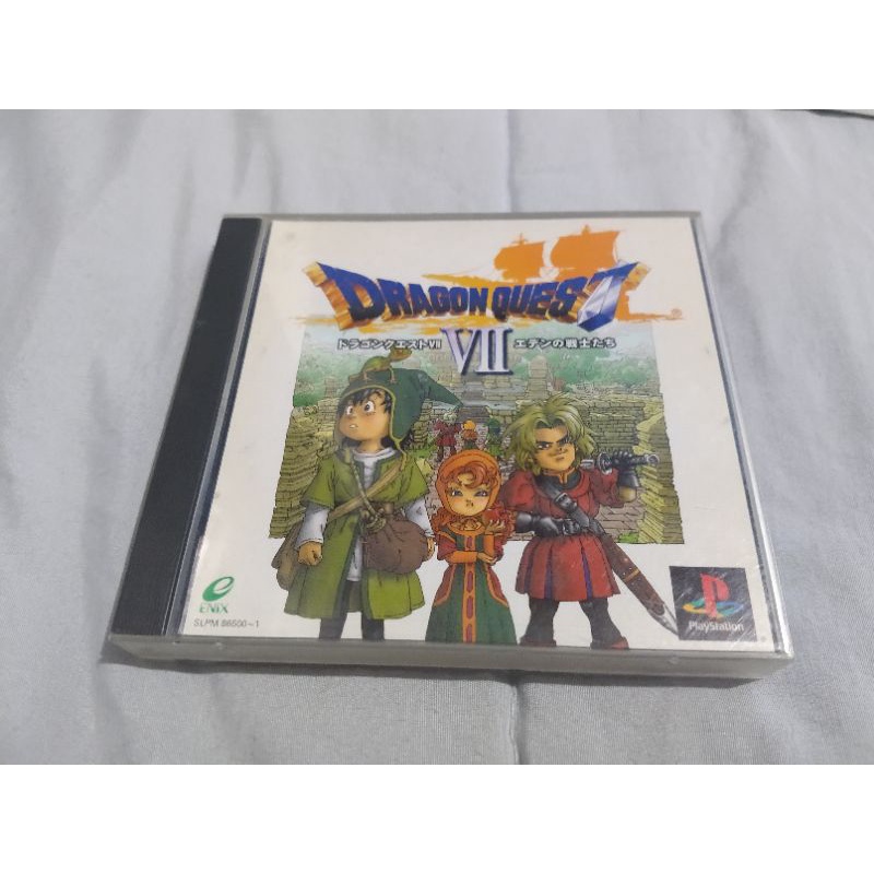 Dragon Quest VII Original PS1 Japonês SLPM 86500-1 | Shopee Brasil