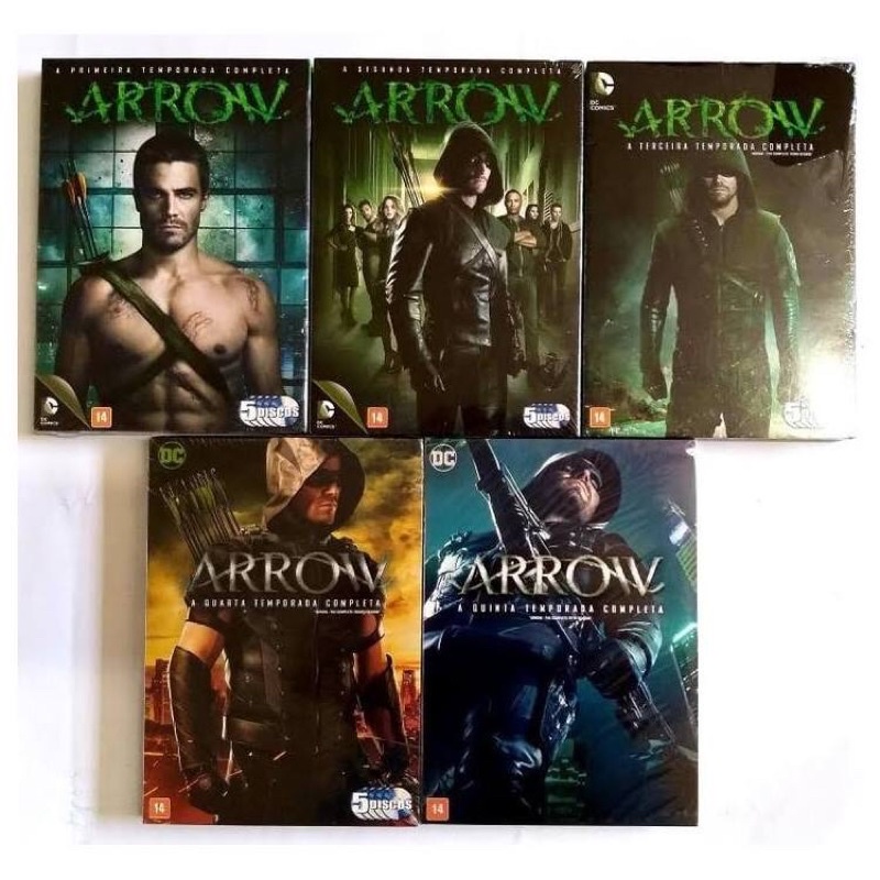 Arrow - Arqueiro - as 5 primeiras temporadas em dvd | Shopee Brasil