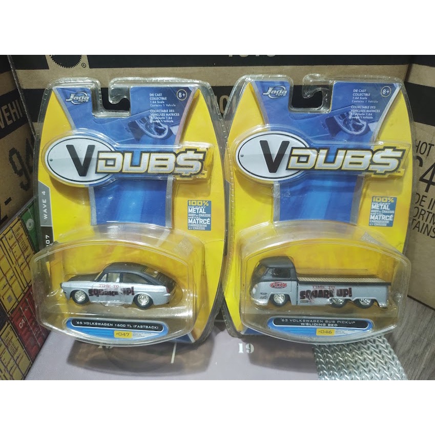 JADA V DUB$ - Dupla '63 VW Bus Pickup + '65 VW 1600 TL (Fastback ...