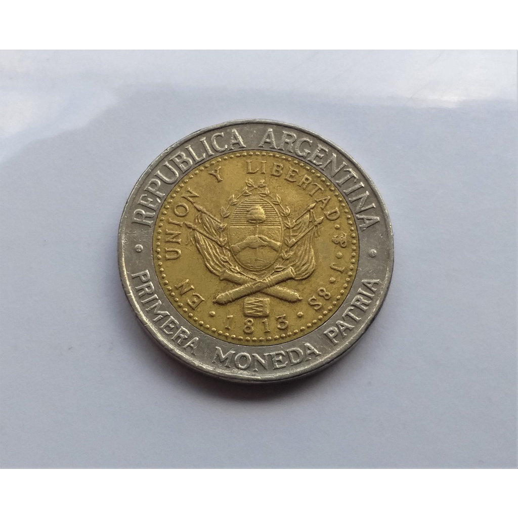 AN363= MOEDA ARGENTINA 1995-A BI-METALICA | Shopee Brasil