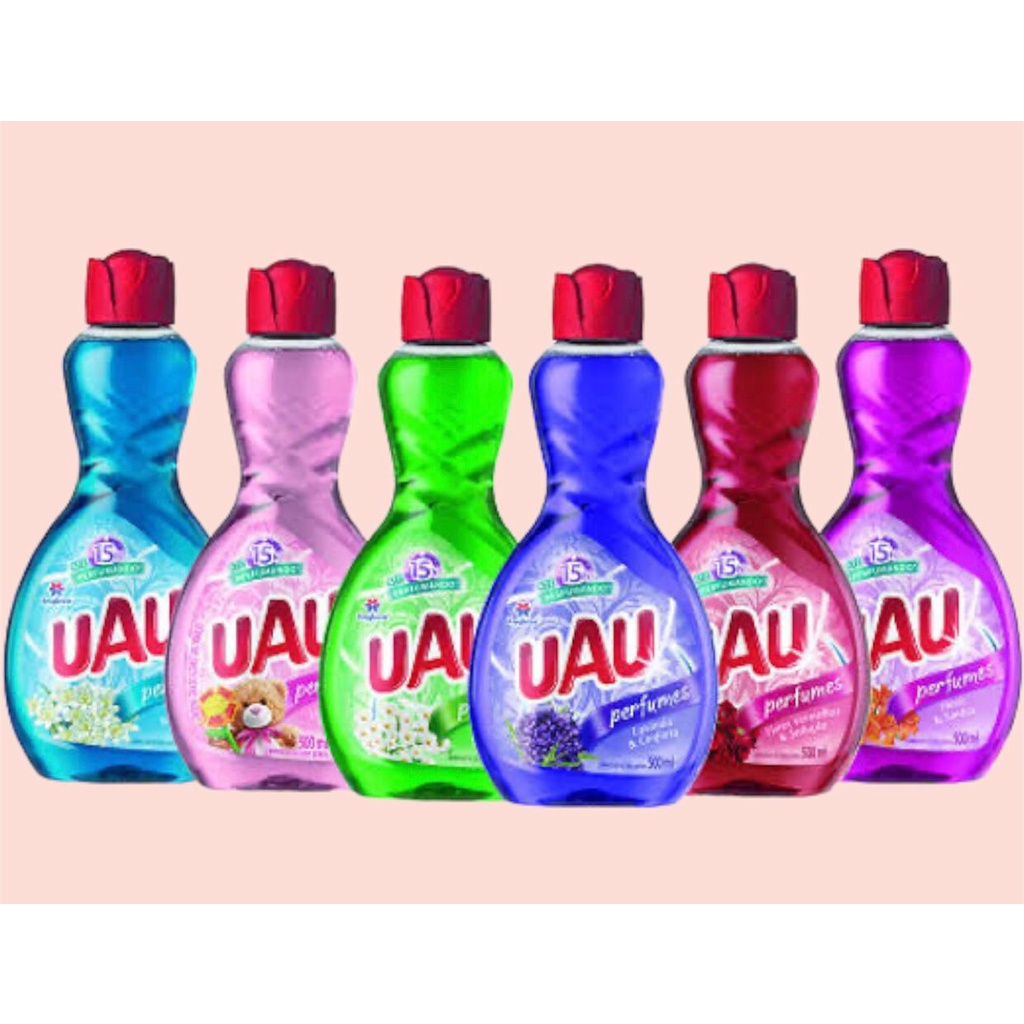 Limpador de Uso Geral Uau Perfumes 500 ml Super Cheiroso e Perfumado | Shopee Brasil