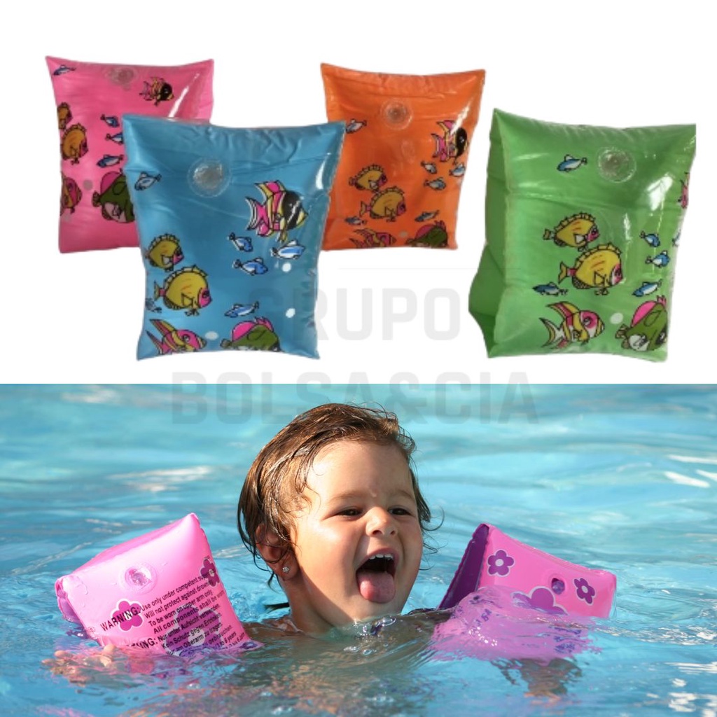Boia de Braço Infantil Praia Piscina Fundo do Mar | Shopee Brasil