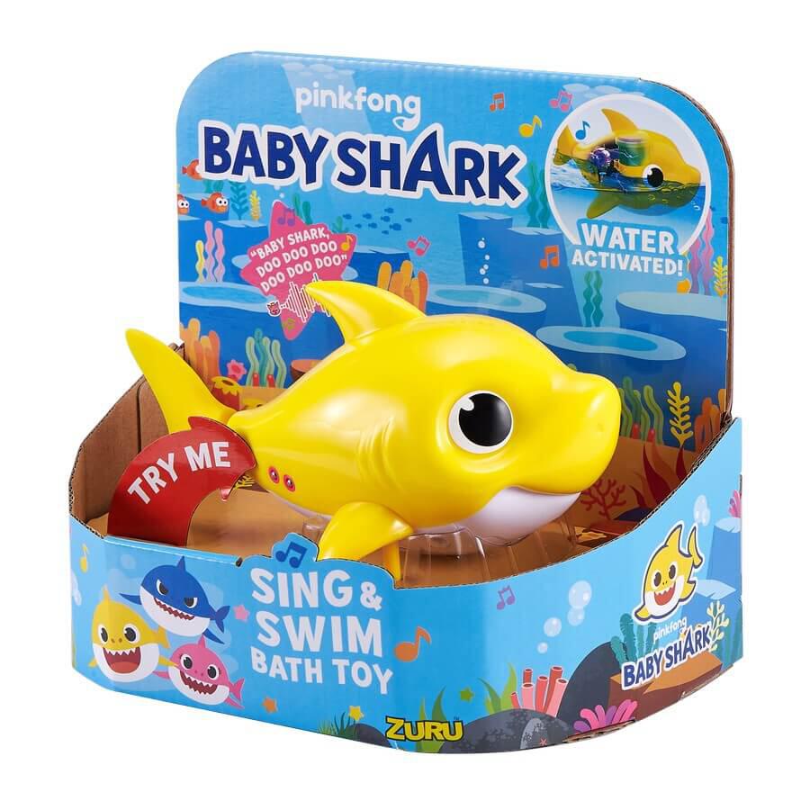 Robo Alive Junior Robotic Pinkfong Baby Shark Canta E Banho De | Shopee ...