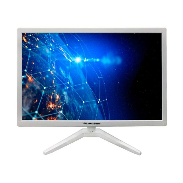 Monitor 19" bluecase LED Branco - vga e hdmi | Shopee Brasil