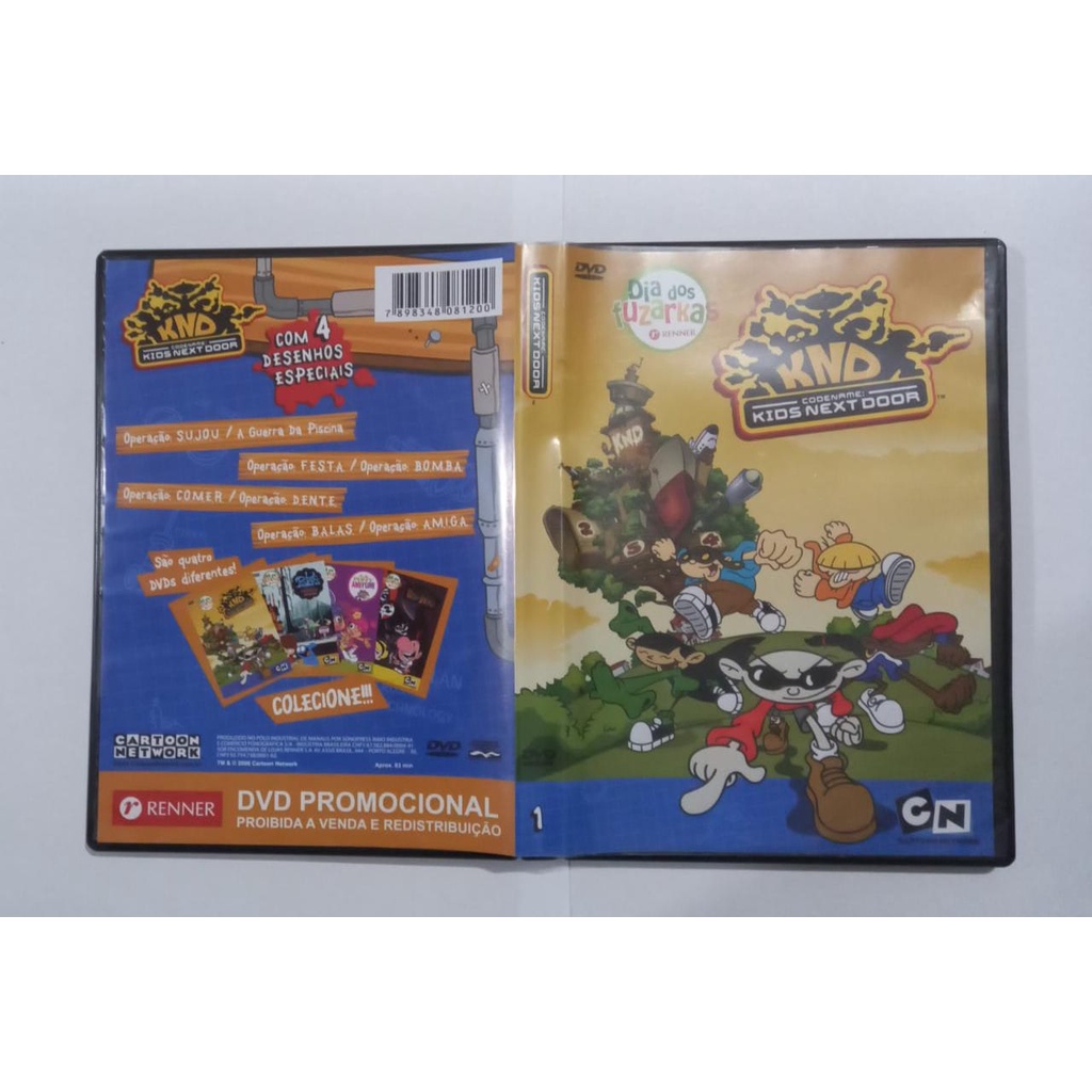 DVD KND Kids Next Door Cartoon Network | Shopee Brasil