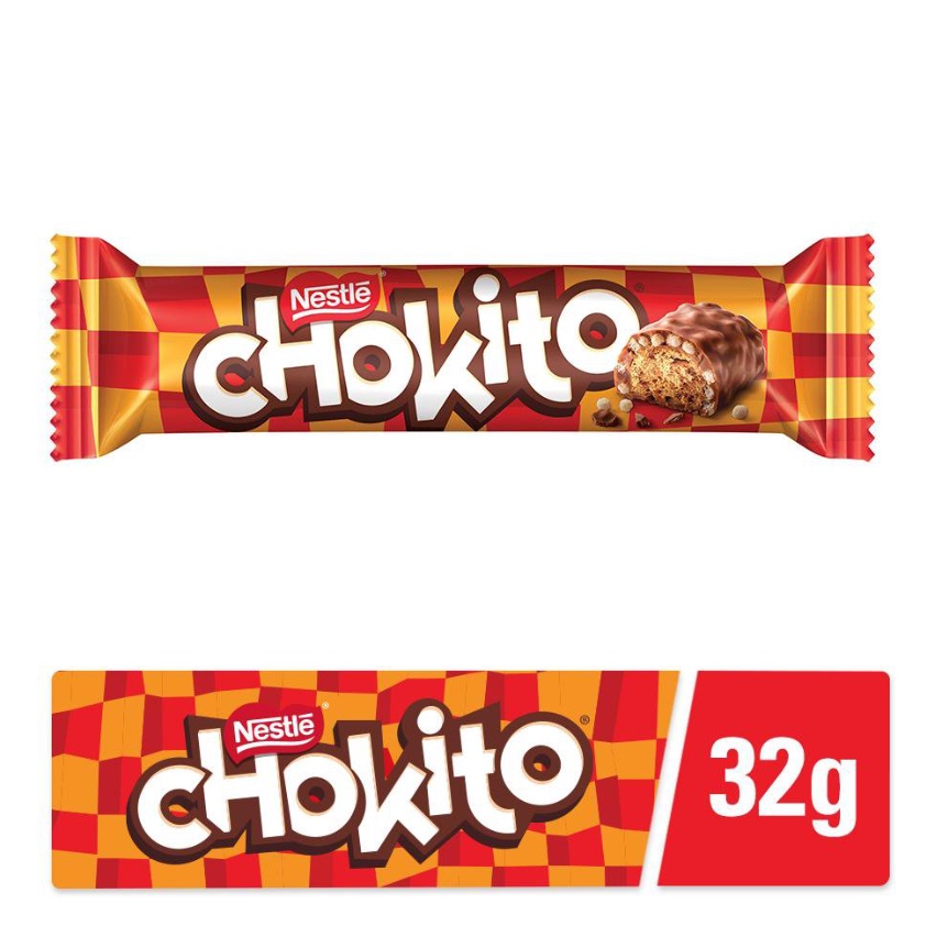 Chocolate CHOKITO Barra recheada de leite condensado caramelizado 32g ...