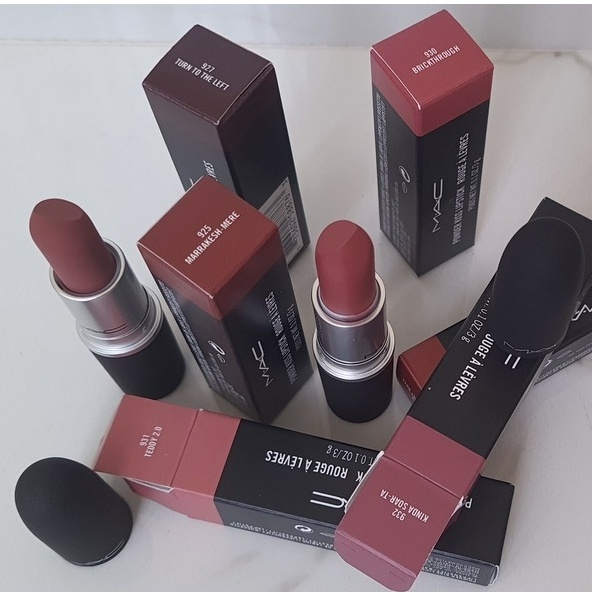 Novo Batom Mac Powder Kiss Lipstick Pronta Entrega! | Shopee Brasil