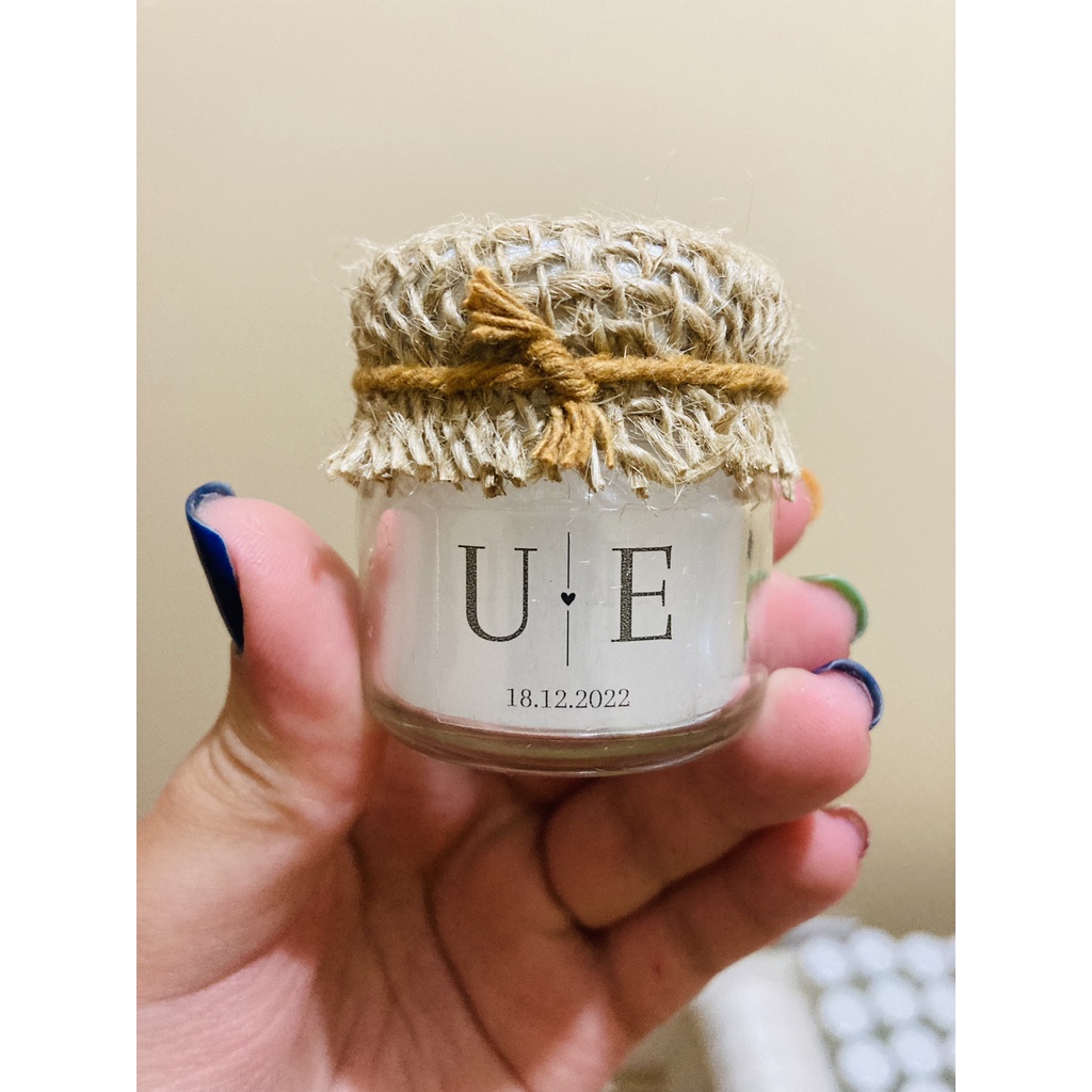 Mini Velas Aromáticas Personalizadas - 20 unidades | Shopee Brasil