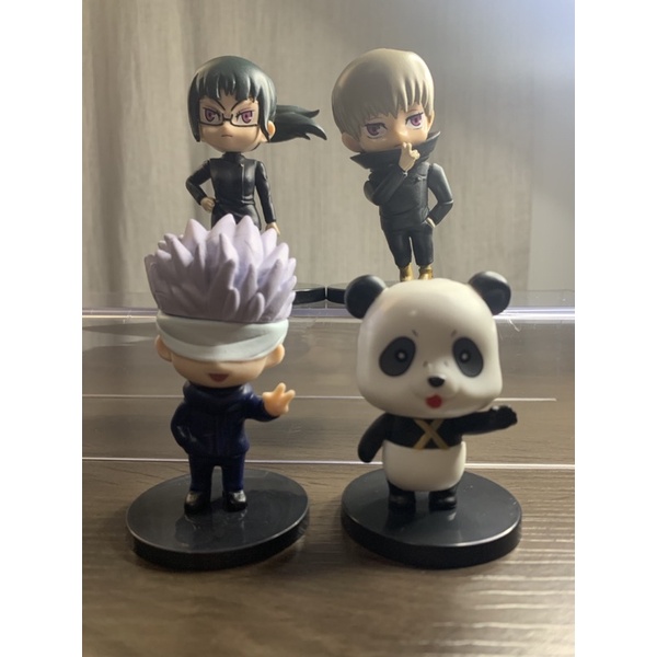 Figures Jujutsu Kaisen (Gojo - Panda - Maki - Inumaki) | Shopee Brasil