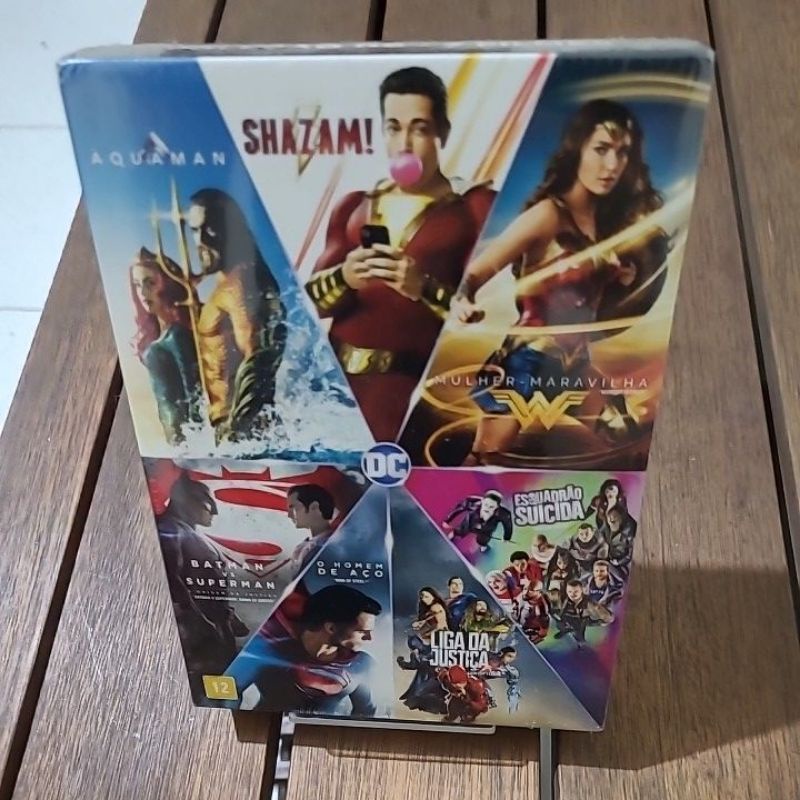 BOX DVD COLEÇÃO DC - 7 FILMES (LACRADO) | Shopee Brasil