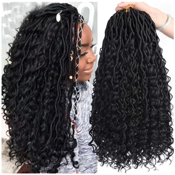 Cabelo Goddess Faux Locs- Cacheado -Dread | Shopee Brasil