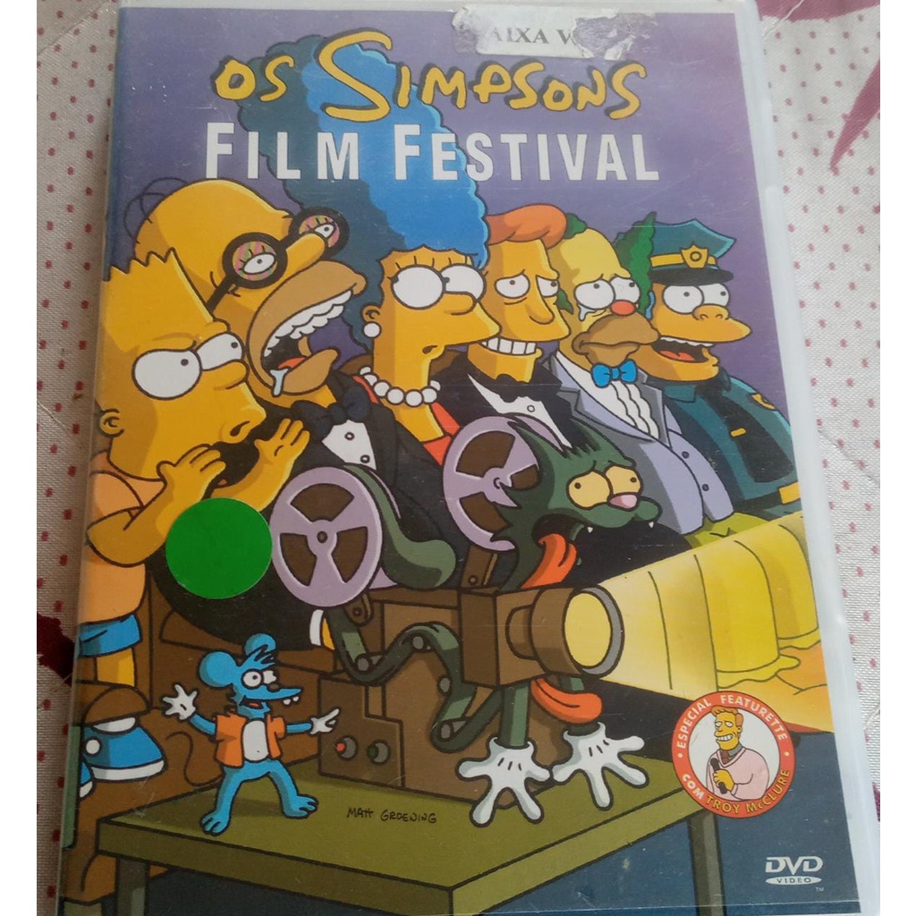 Dvd- desenho- Os Simpsons - Film Festival-dublado | Shopee Brasil