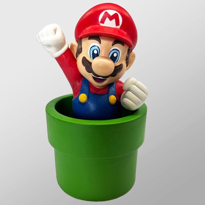 Super Mario Boneco Saindo do Cano de Super Mario World | Shopee Brasil