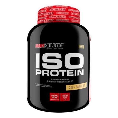 Whey Protein - ISO PROTEIN 2kg - BODYBUILDERS (Baunilha) | Shopee Brasil