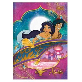 Caderno Brochura Capa Dura Universitário ALADDIN 80 folhas | Shopee Brasil