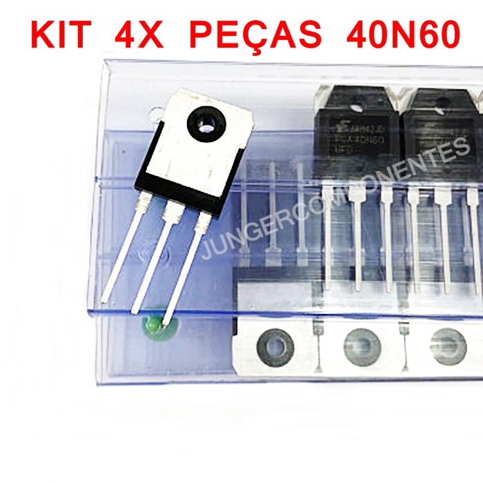 Kit 4 Peças Transistor Fgh40n60 Fgh 40n60 Igbt | Shopee Brasil