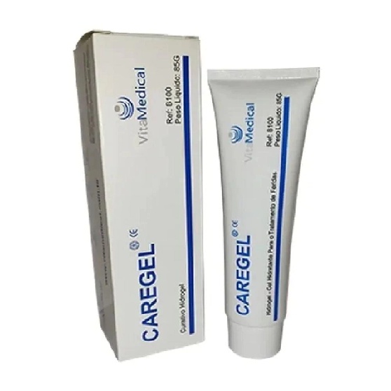 Caregel Gel Hidrogel Pomada Hidratante Cicatrizante Tubo 85g | Shopee ...