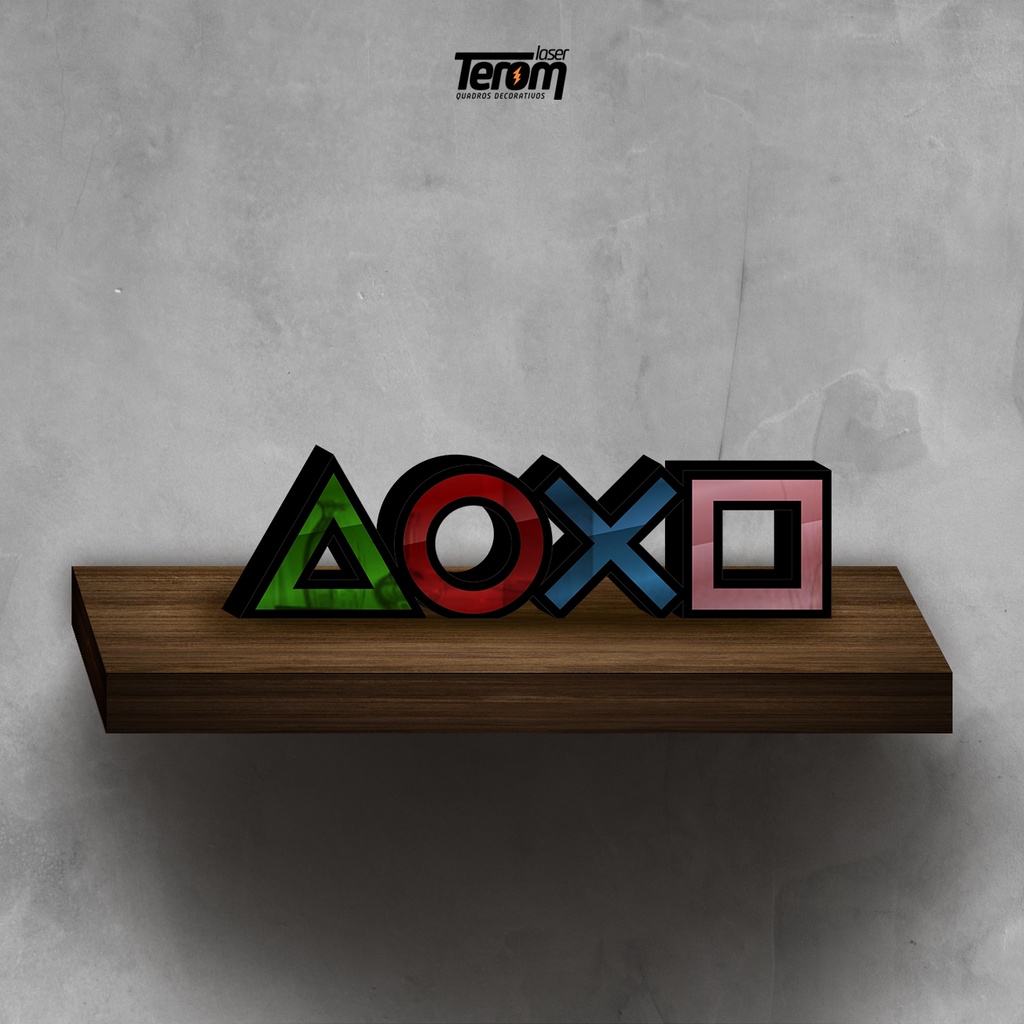 Placa Decorativa Playstation 2 Decoração 9x32cm Gamer Setup | Shopee Brasil