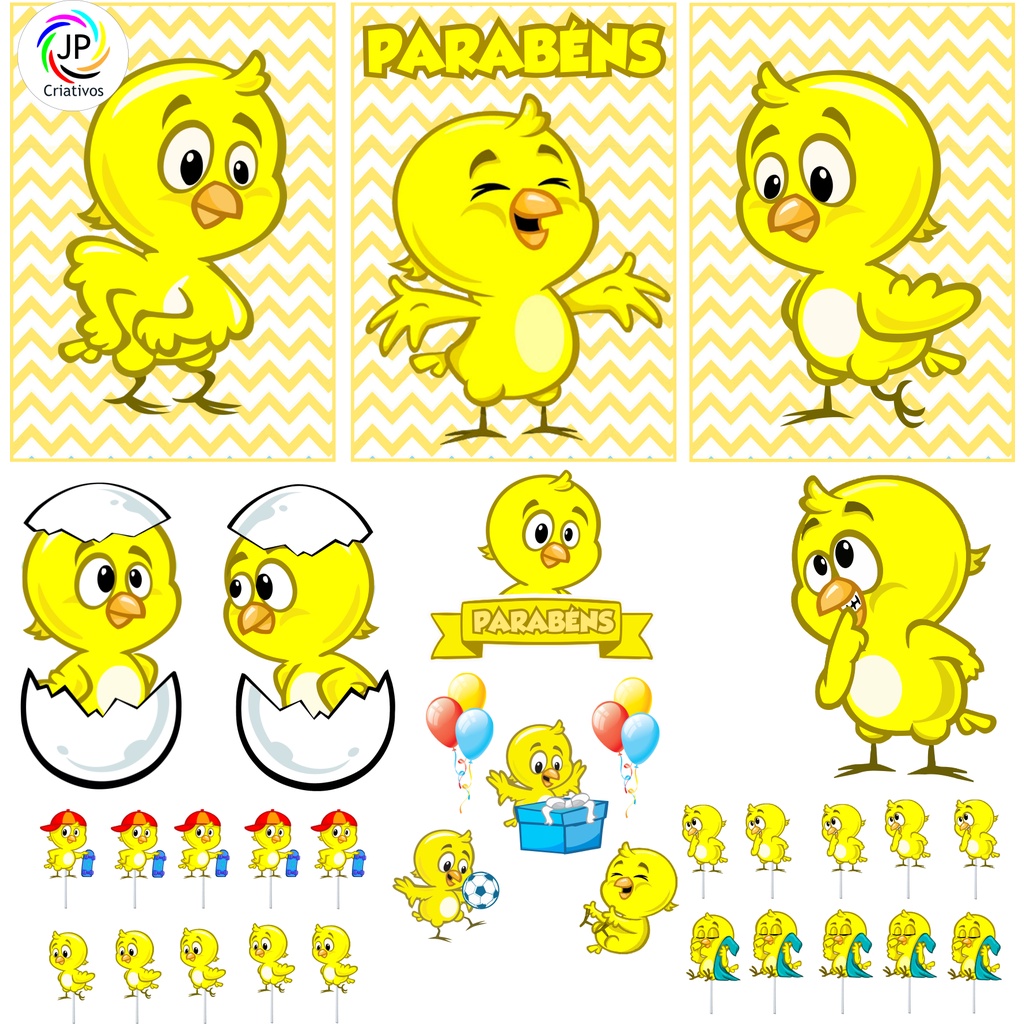KIT FESTA PINTINHO AMARELINHO - SÓ UM BOLINHO | Shopee Brasil