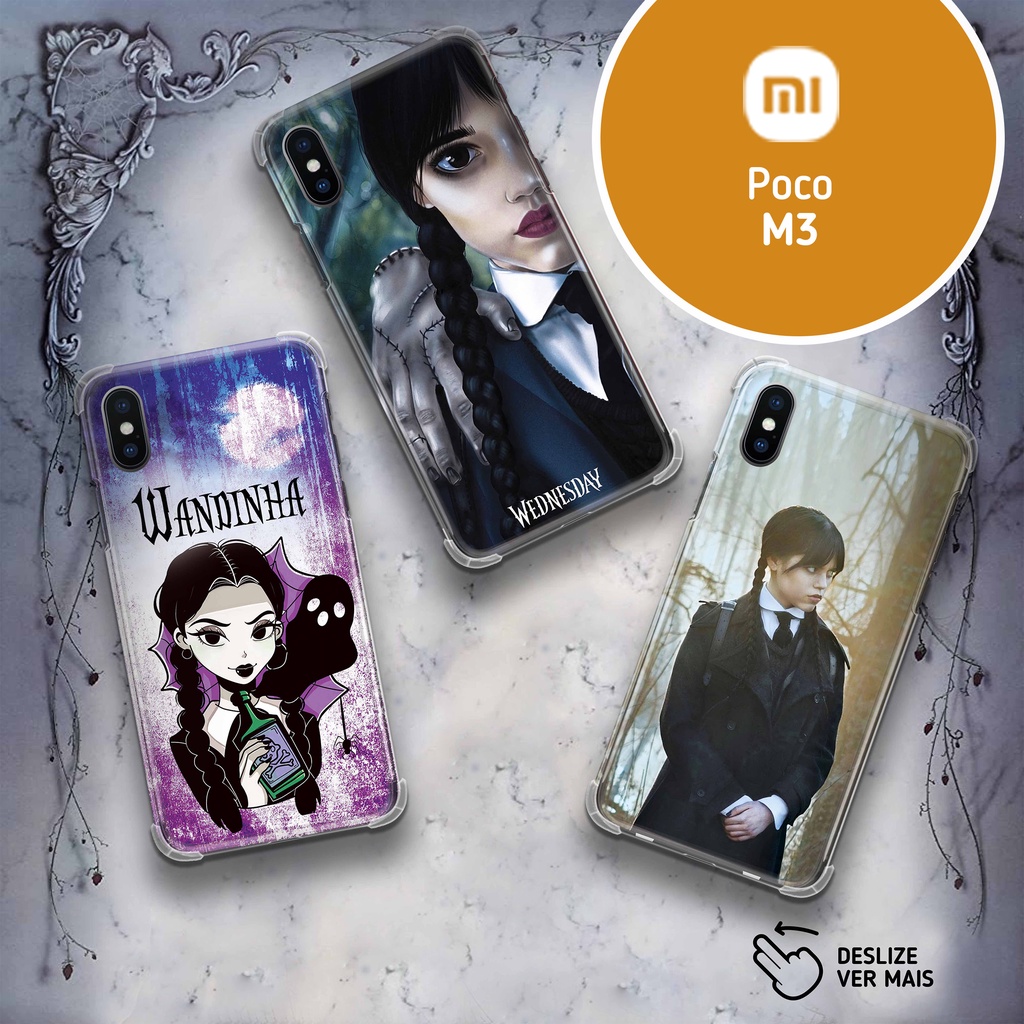 Capa Capinha - Xiaomi Poco M3 - Wandinha Família Addams | Shopee Brasil