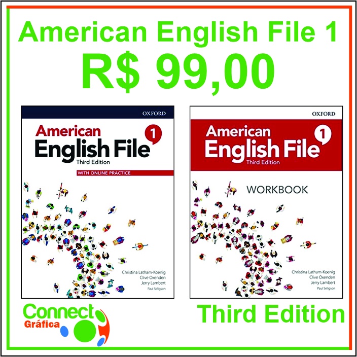 American English File - 1 - 3º Edição - Students Book + Workbook ...