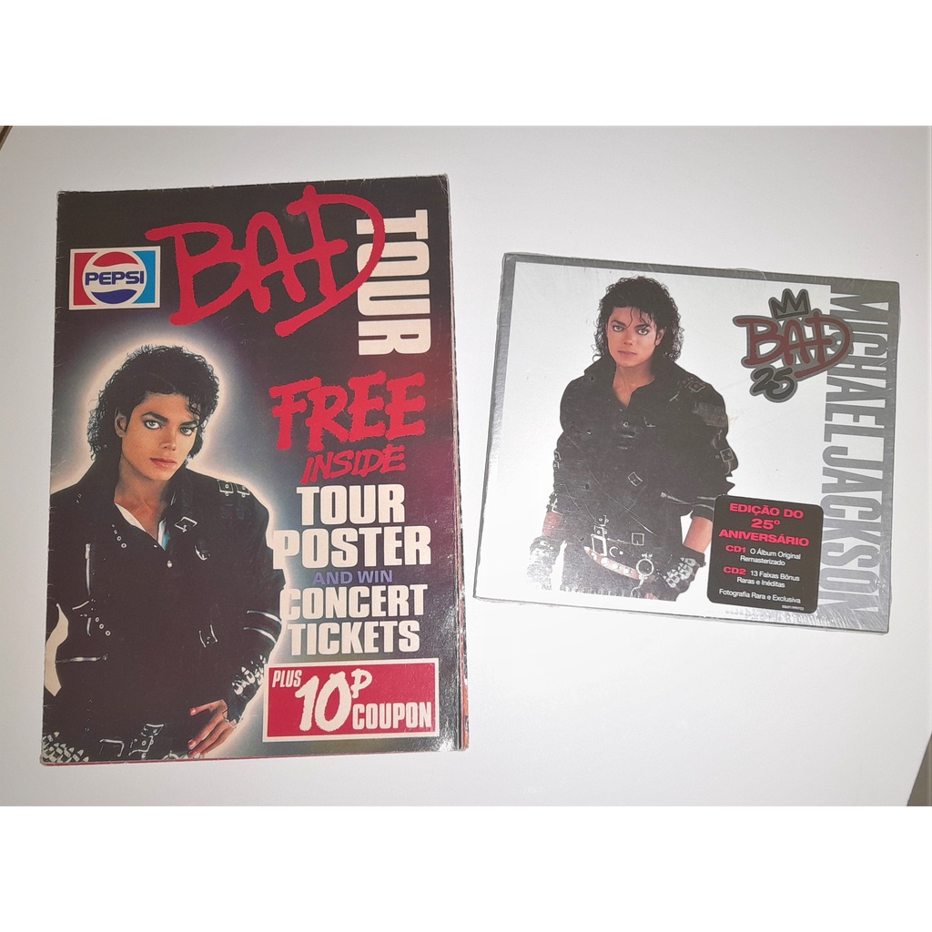 Kit Michael Jackson Bad | Shopee Brasil
